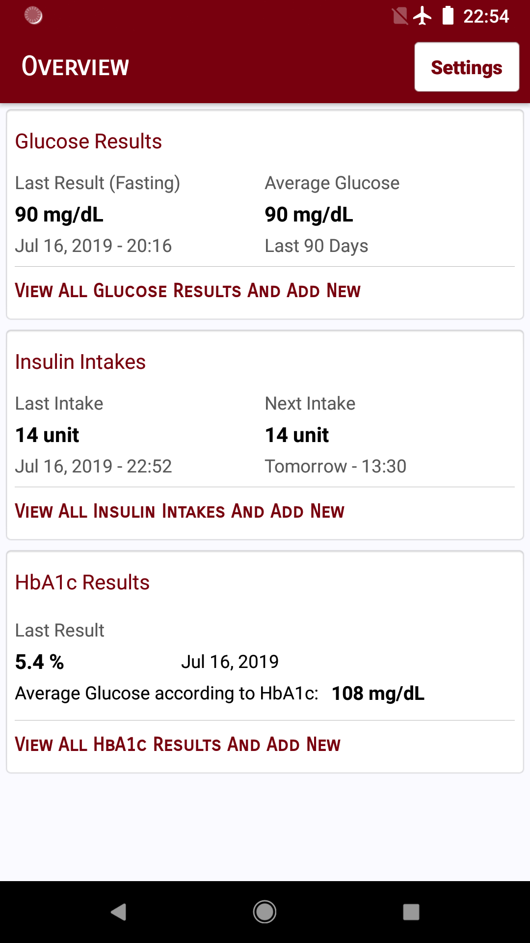 Glucometer - Diabetes Tracking - App on Amazon Appstore