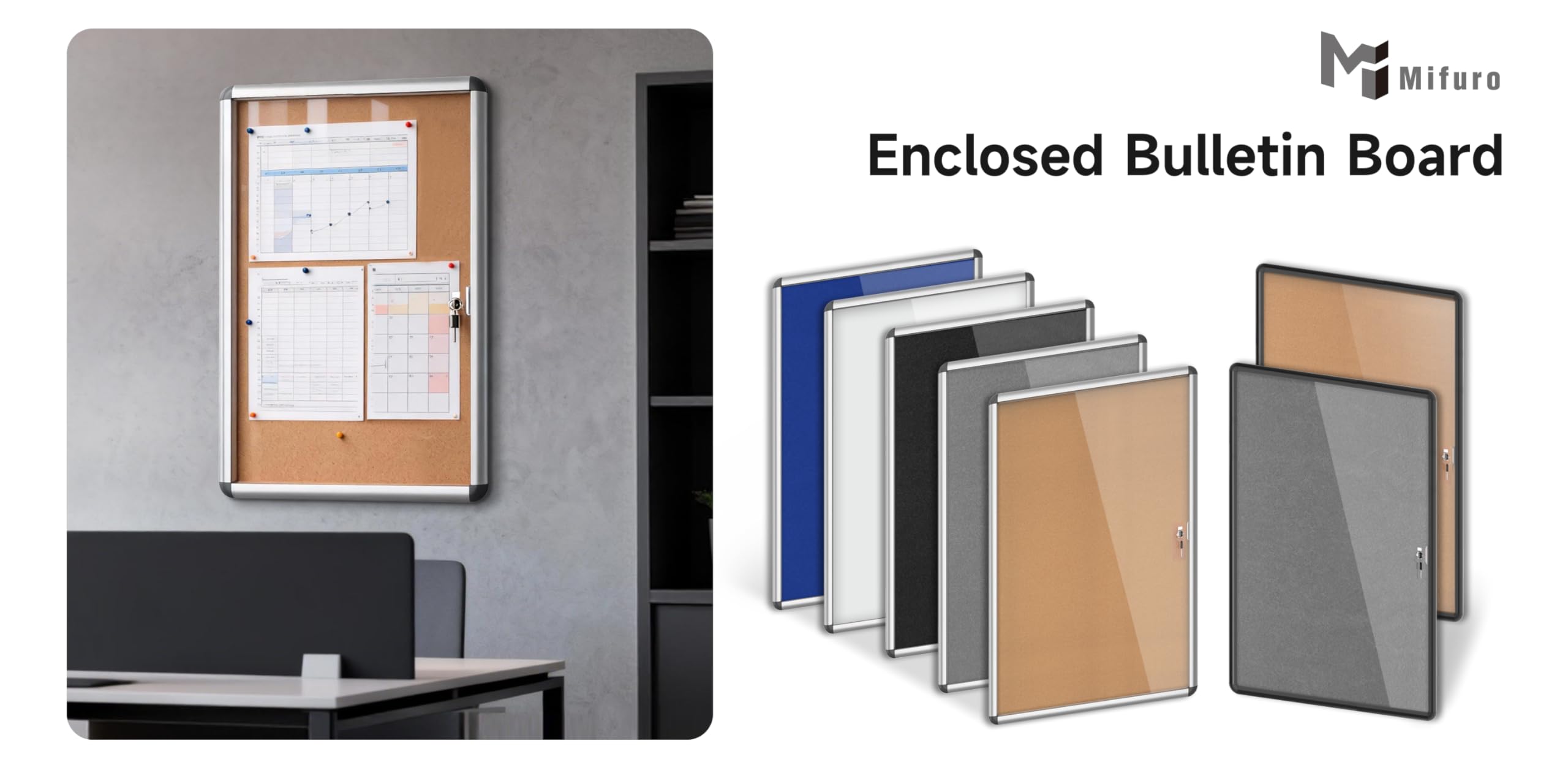 Snapklik.com : Keys For Enclosed Bulletin Board 2PC