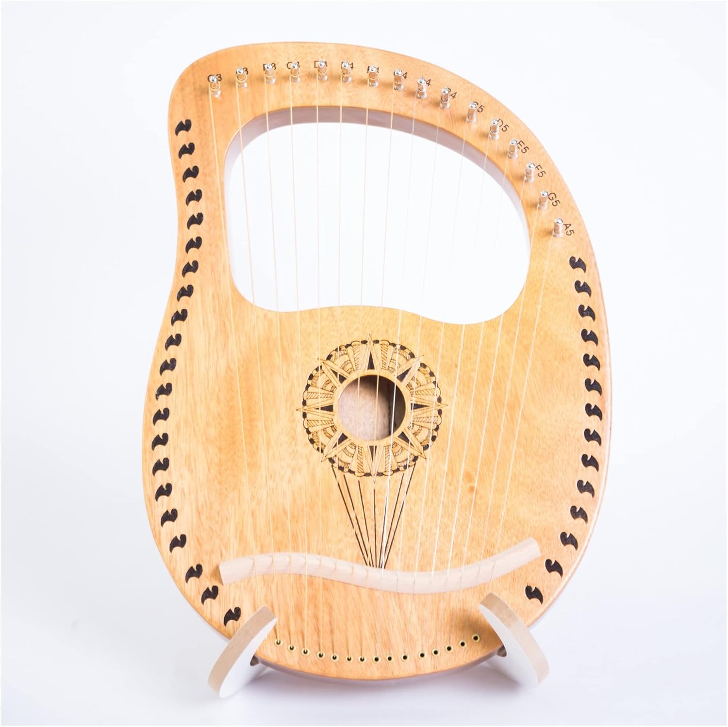 Amazon.com - Lyre Harp Lyre 16-Tone Harp 16-String Harp is Easy to ...