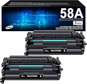 Amazon.com: 58A HP Toner Cartridge - with Chip - Replacement for 58A CF258A 58X CF258X ...