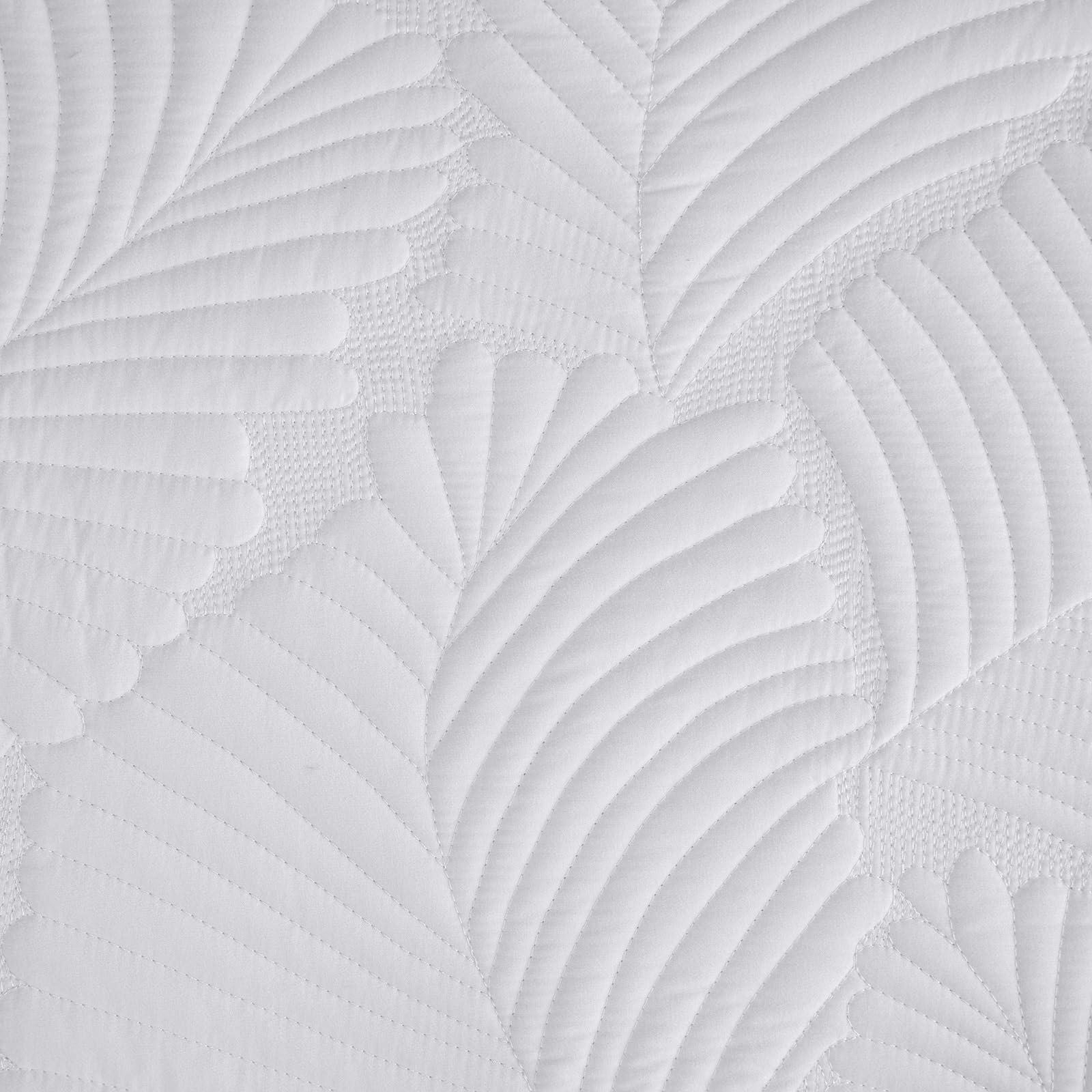 Textura De Colcha Branca Kit Cobre Leito Premium Texturado Dupla Face