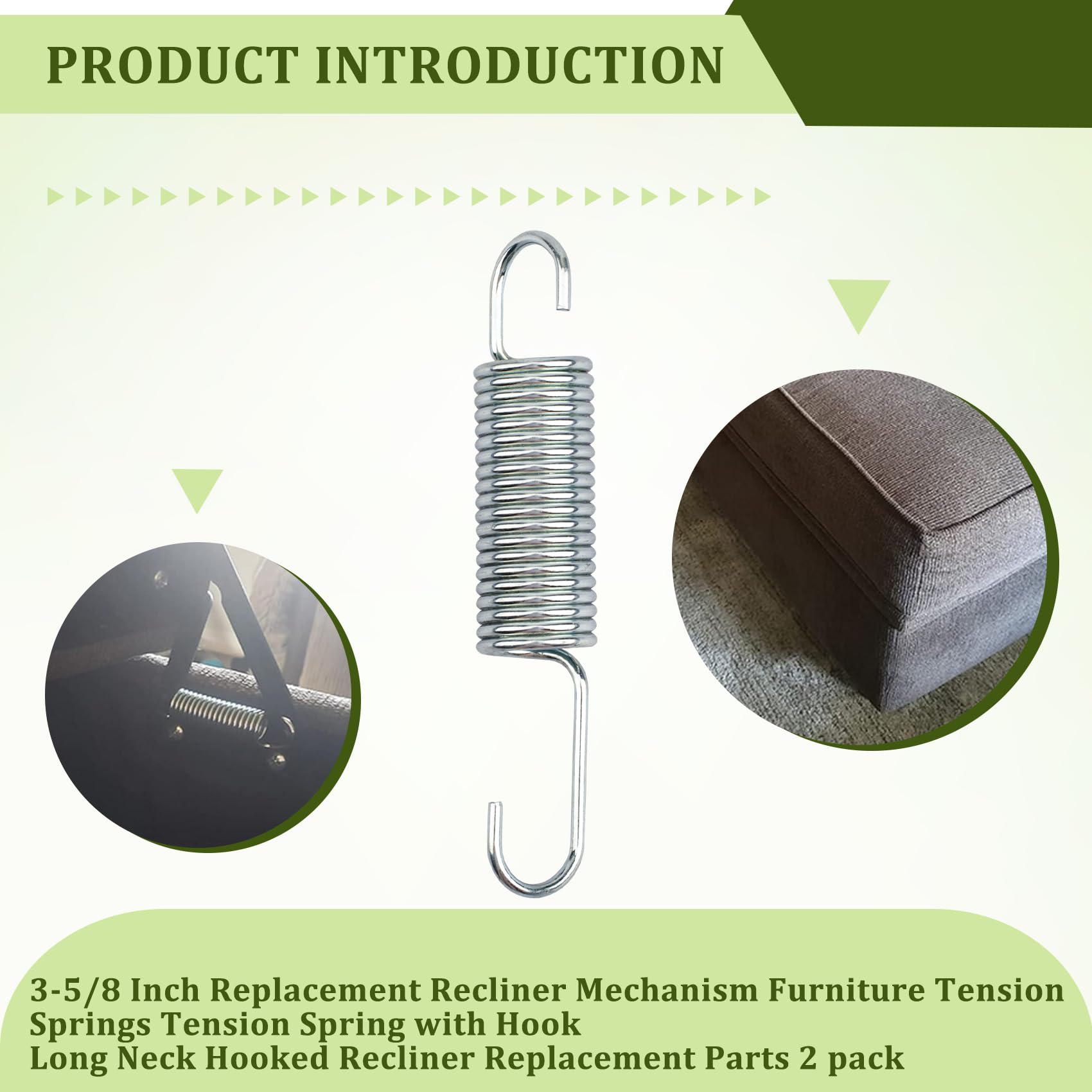 Recliner Springs YRZHKS 3-5/8 Inch Recliner Mechanism Springs ...