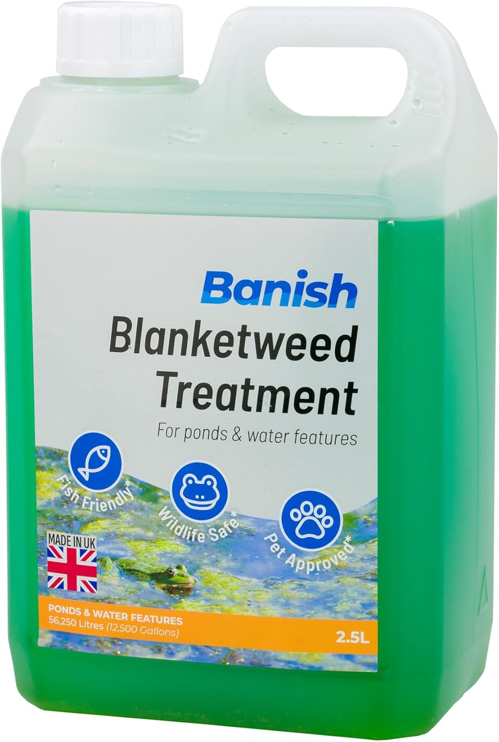 Pisces Banish Blanketweed 2500ml Pond Water Treatment String Algae ...