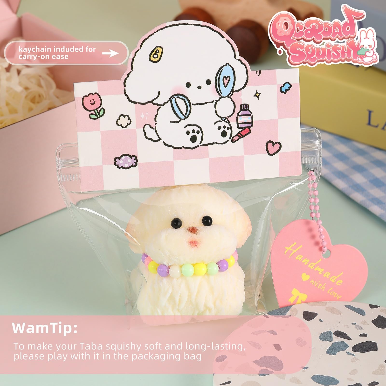 Snapklik.com : QCROAD SQUISHY Taba Dog Squishy Handmade Ultra Soft ...