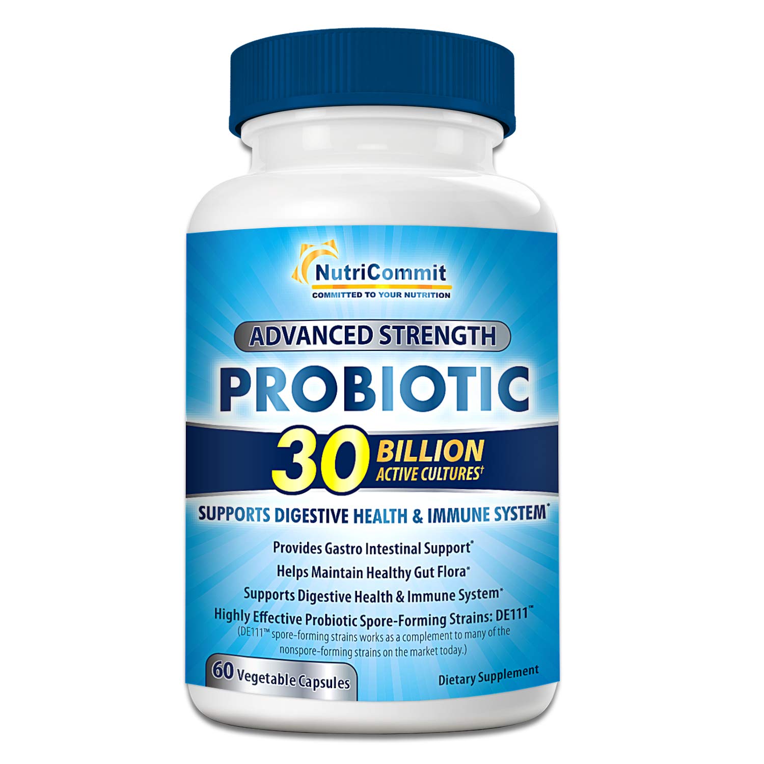 Amazon.com: NutriCommit 30 Billion Probiotics Supplement | 10 Rare ...