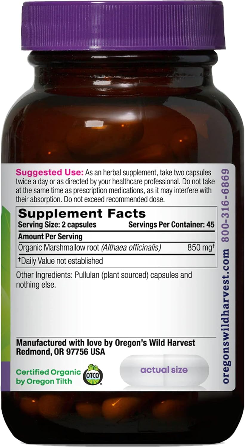 Organic Marshmallow Herbal Supplement - 90 Count by Nepal | Ubuy