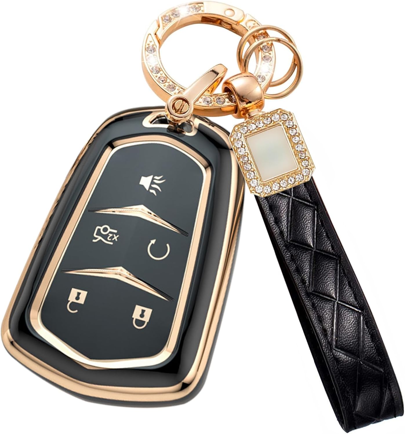 Amazon.com: Soft TPU Key Fob Cover Protector Compatible with Cadillac ...