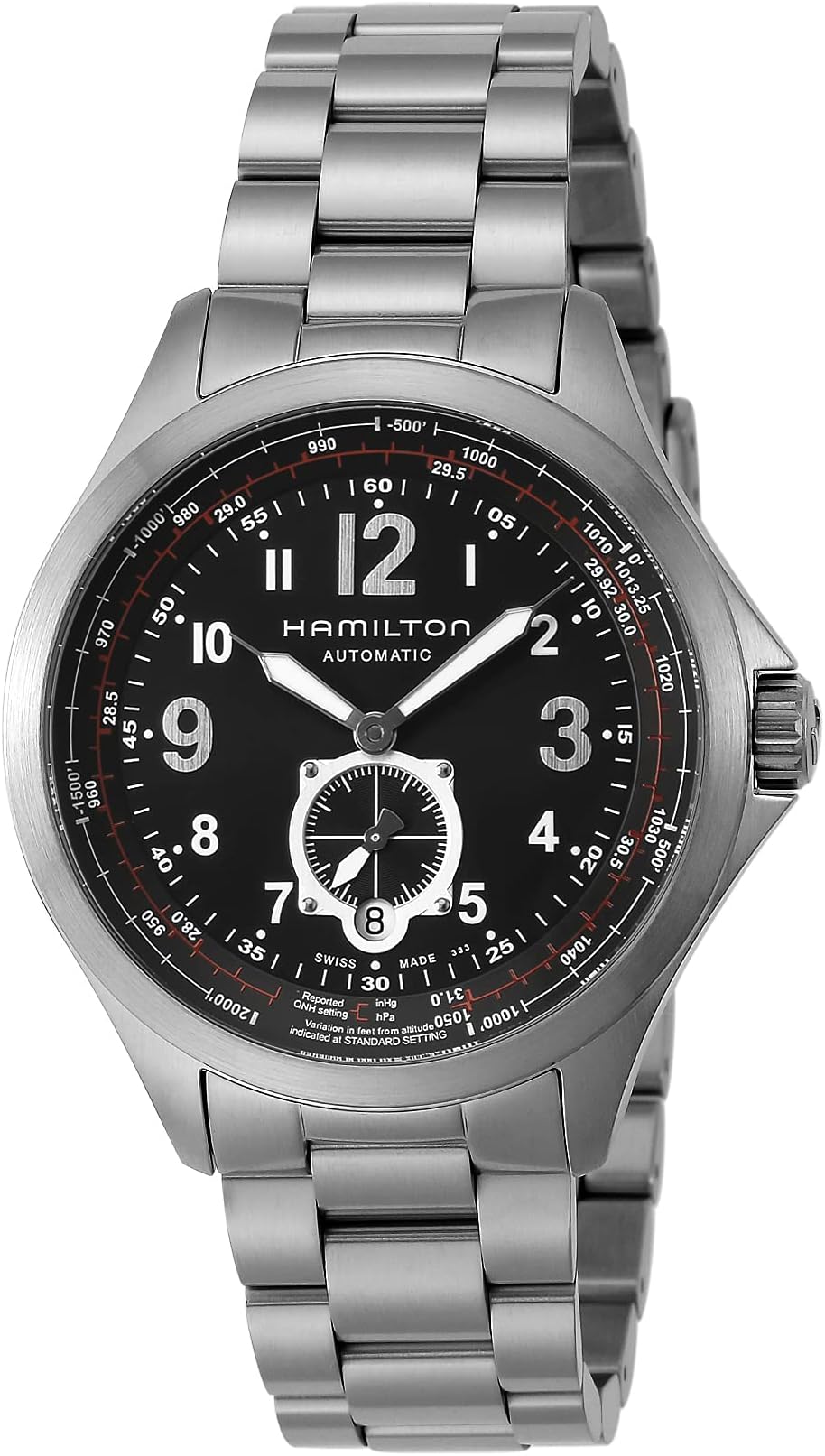 Amazon.co.jp: [ハミルトン] Watch Khaki Aviation Pilot Day Date Auto カーキ ...