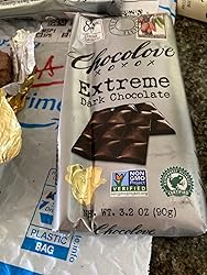 Amazon.com: Chocolove Extreme Dark Chocolate Bars | 88% Cocoa | Rich ...