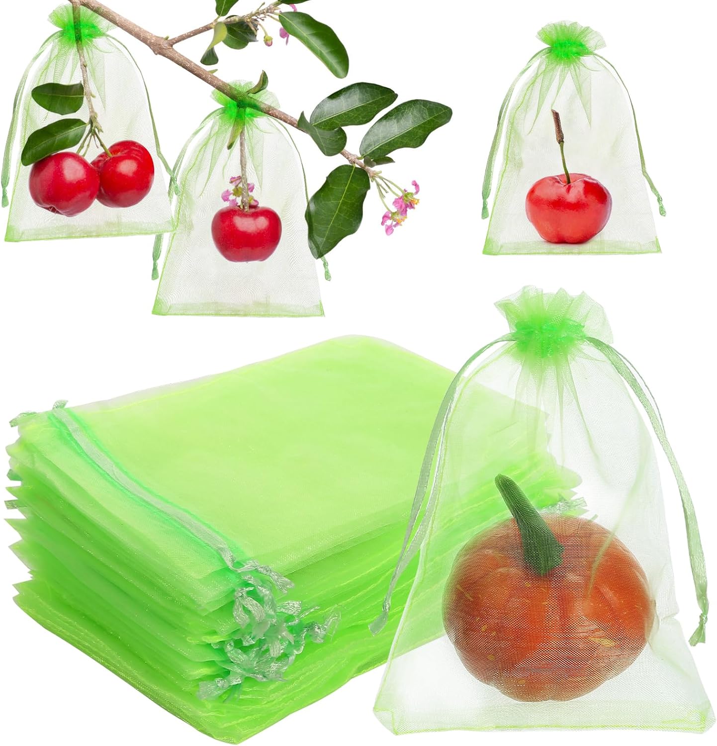 Amazon.com : GWHOLE 50pcs 4x6 Inch Fruit Protection Bags, Fruit Cover ...
