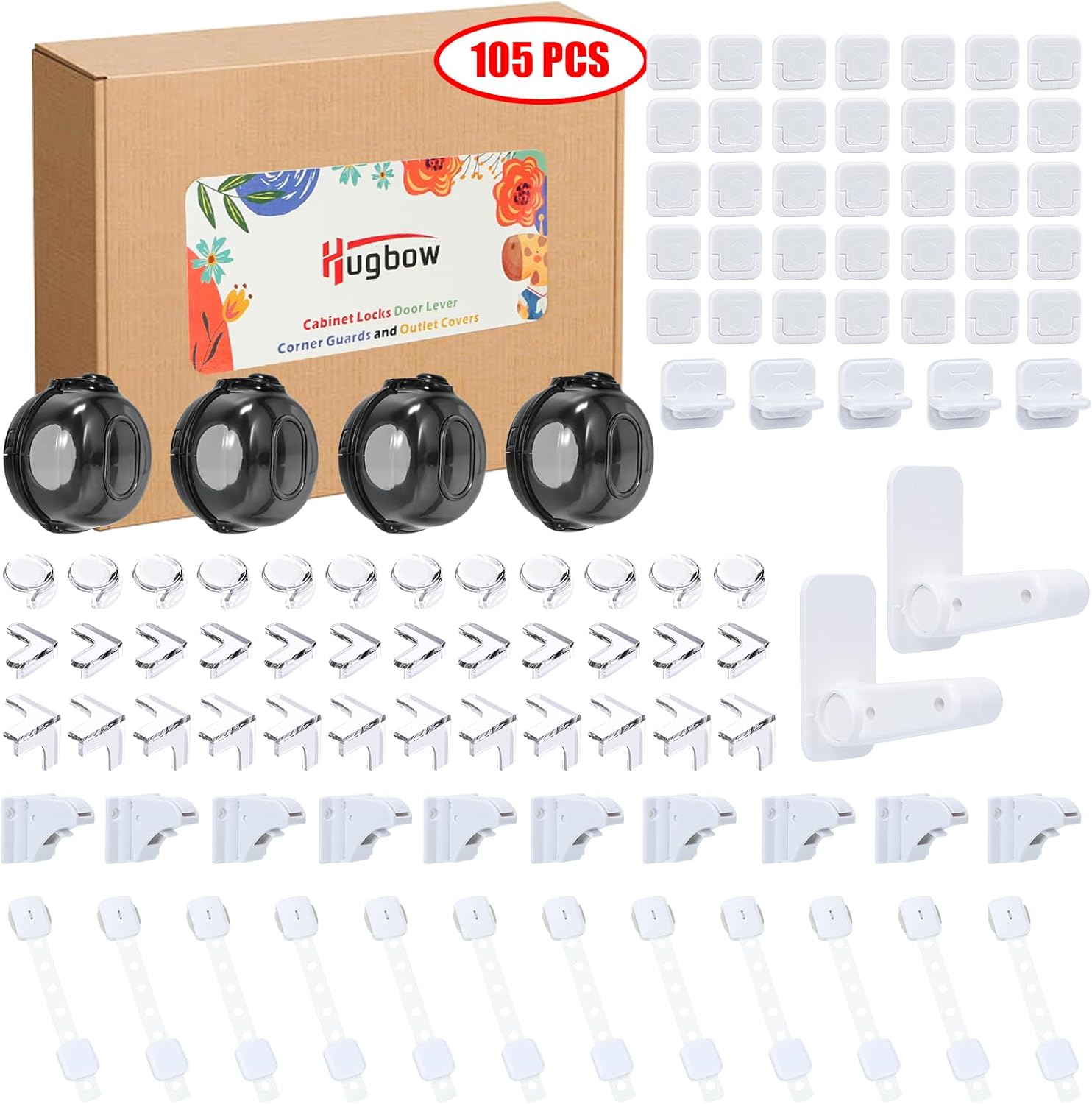Amazon.com: Baby Proof Kit, 105 Packs Baby Proofing Kit Essentials ...