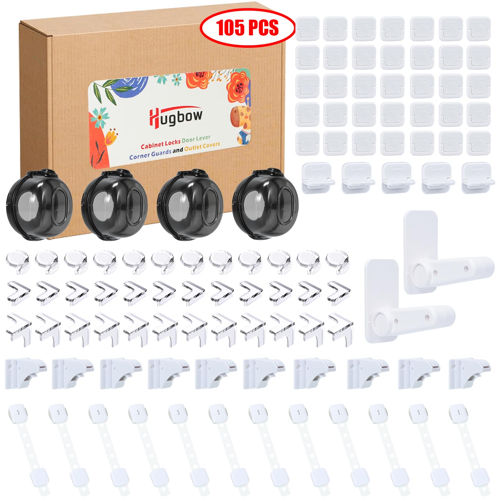 Amazon.com: Baby Proof Kit, 105 Packs Baby Proofing Kit Essentials ...