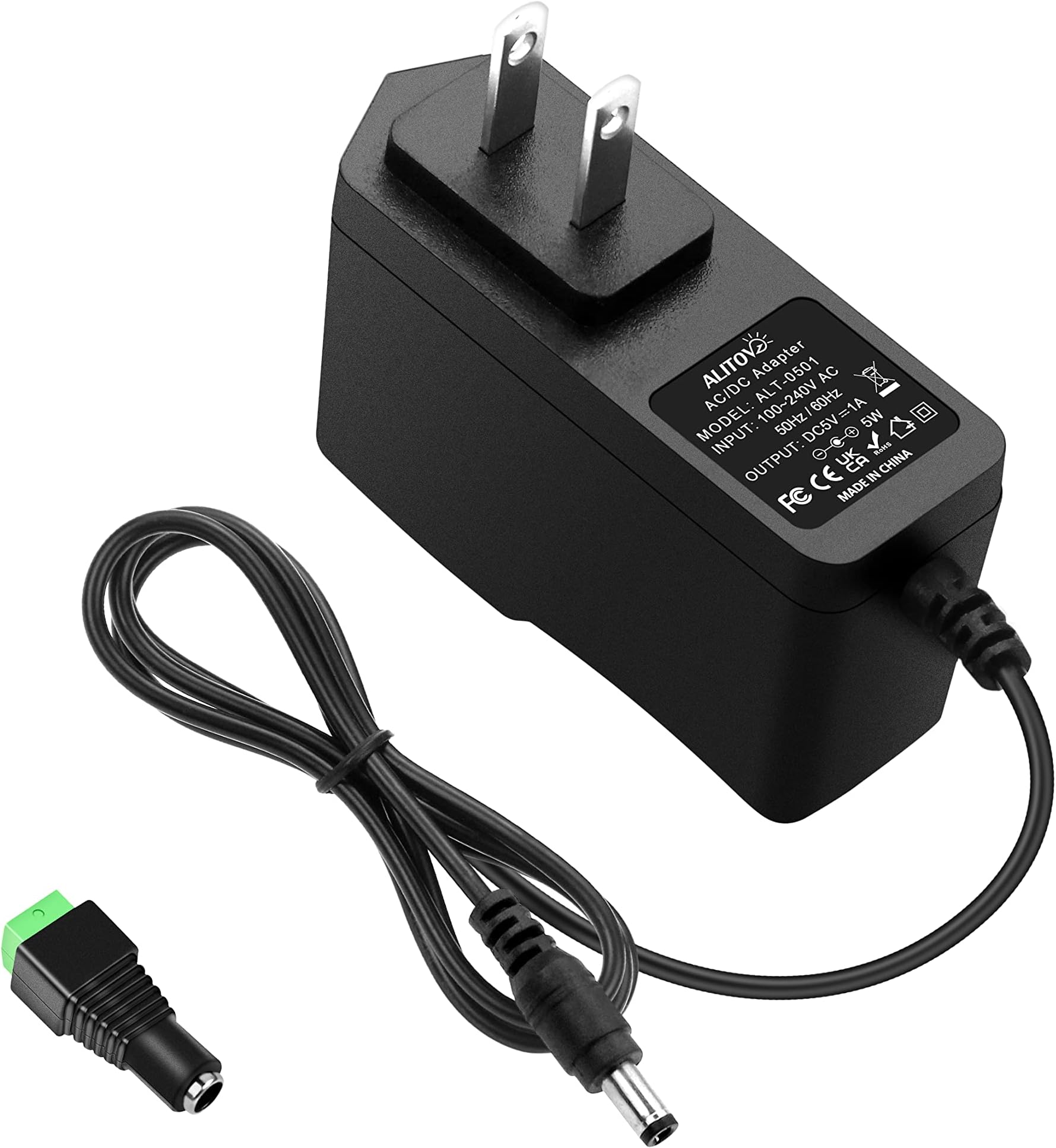 Amazon.com: Suacopzar 5V 2A Power Adapter, DC 5V 10W Switching Power ...