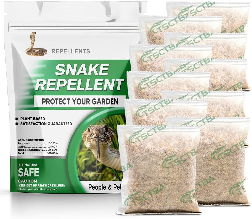 Amazon.com: XLCKODY Snake Repellent Outdoor, Snake Repellent for Yard ...