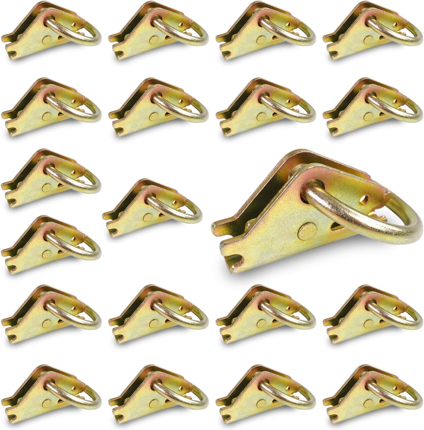 Amazon.com: AYMMIC (20 pcs) Heavy Duty Steel E-Track O Ring Tie Down ...