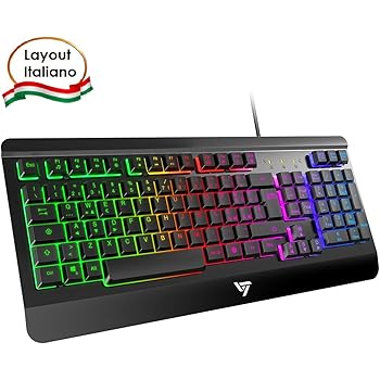 Trust Gaming GXT 845 Tural USB, Kit Tastiera con LED, Anti-Ghosting, 12 ...