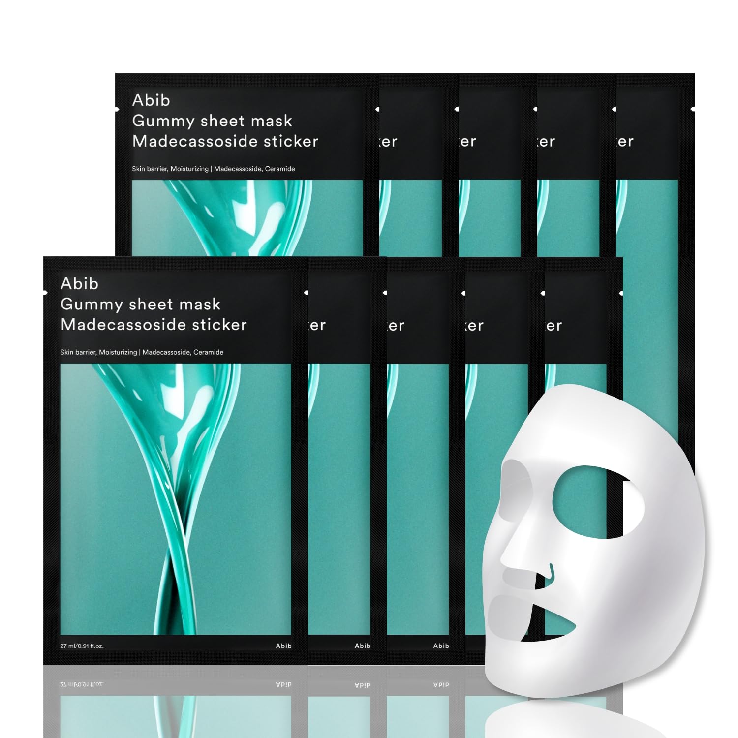 Amazon.com : Abib Gummy Sheet Mask 10 Sheets Madecassoside ...