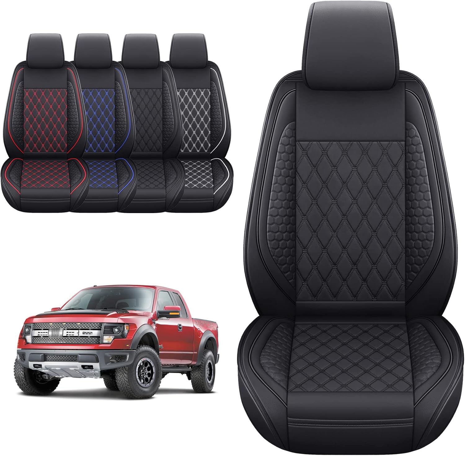 Tomatoman Ford F150 Seat Covers Compatible with 2009-2025 F150 2017 ...