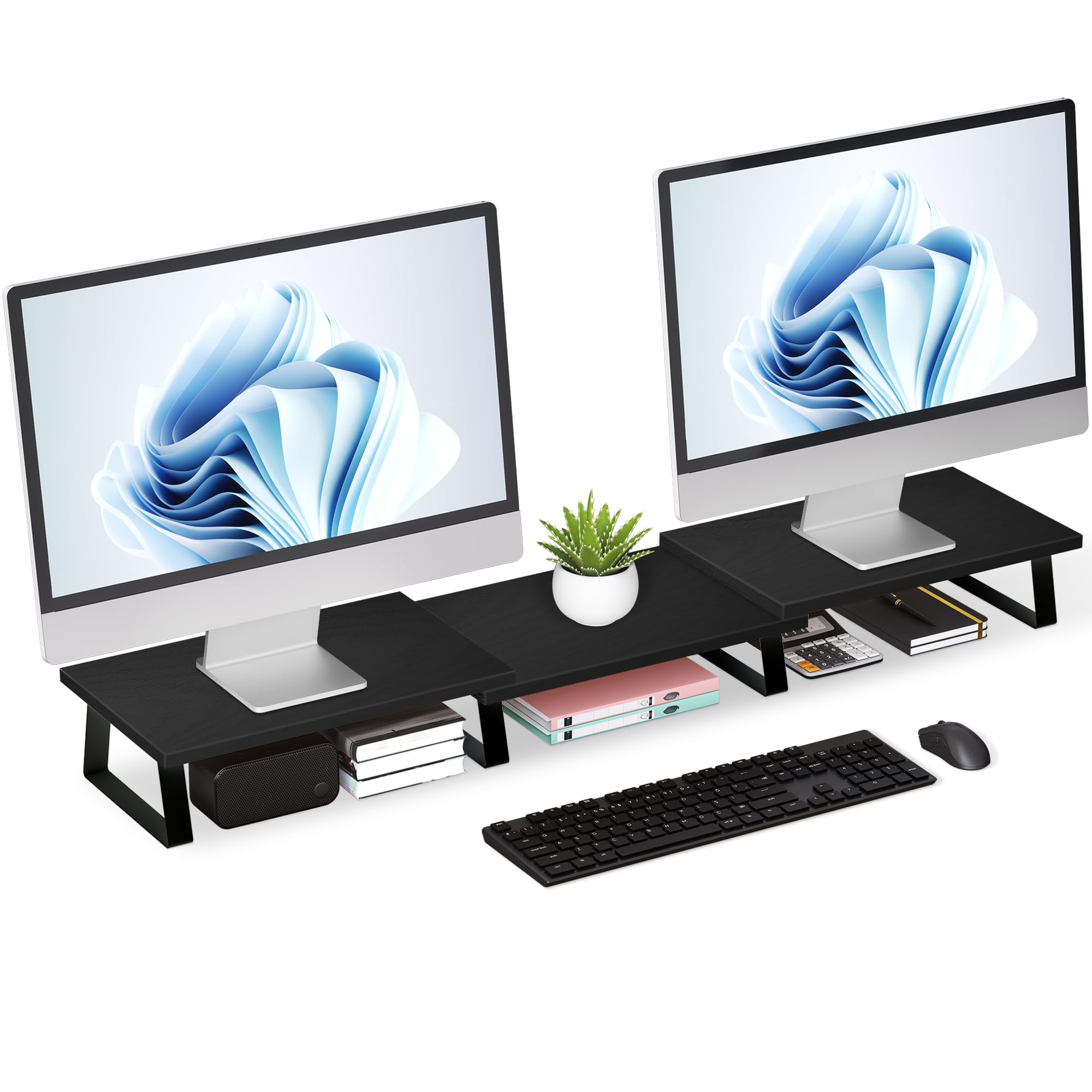 Aothia Soporte de computadora doble para monitor – Soporte de ...