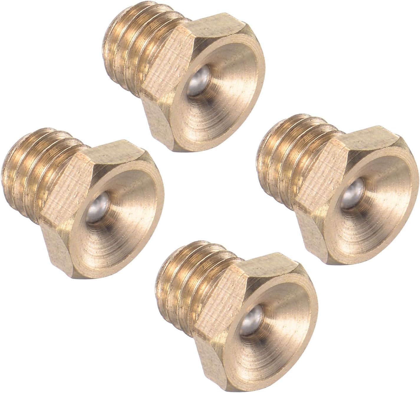 CoCud Push Button Grease Oil Cup, | M6x1 Male Thread | Hex Ball Oiler ...