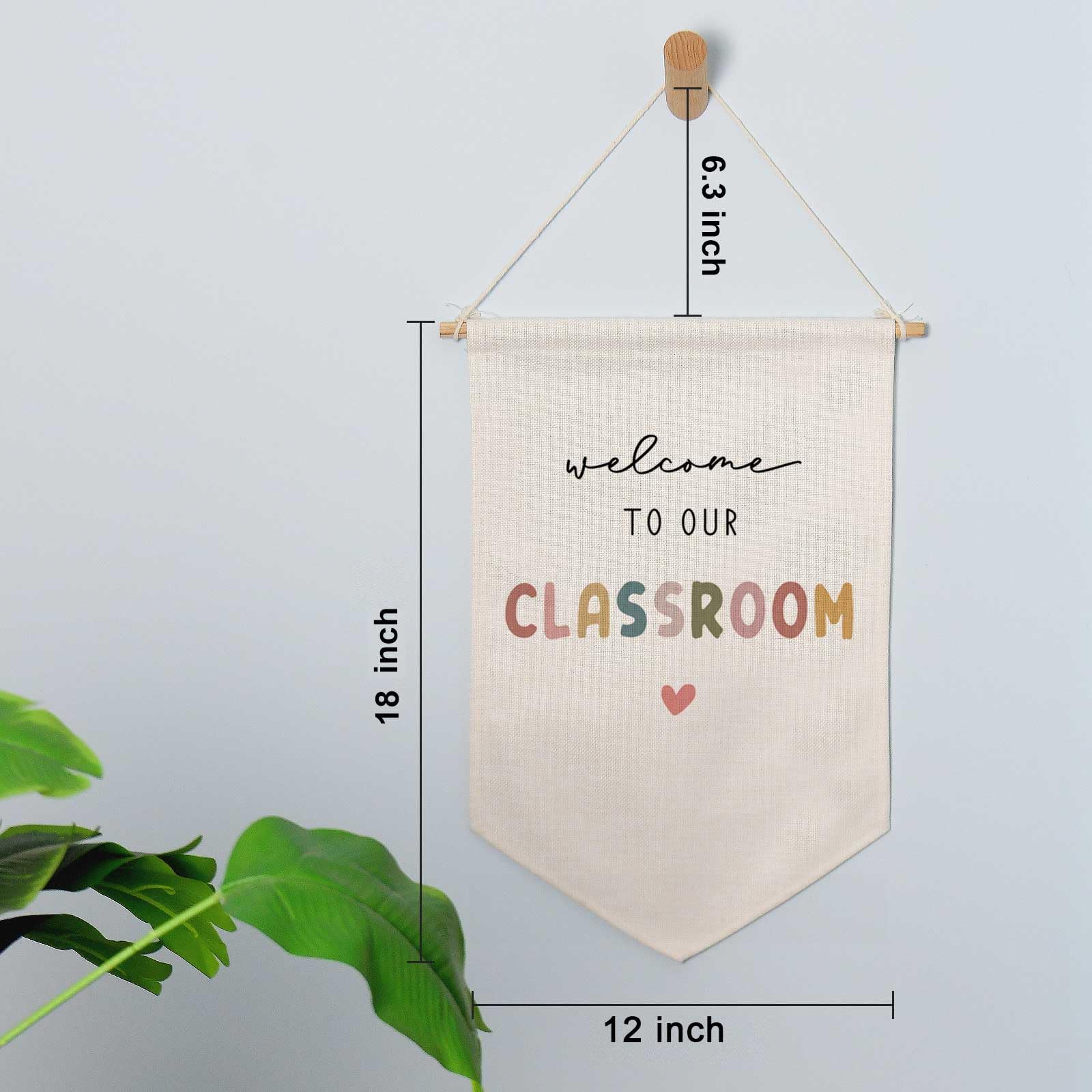 Snapklik.com : Welcome To Our Classroom Sign, Teacher Door Hanger, Boho ...