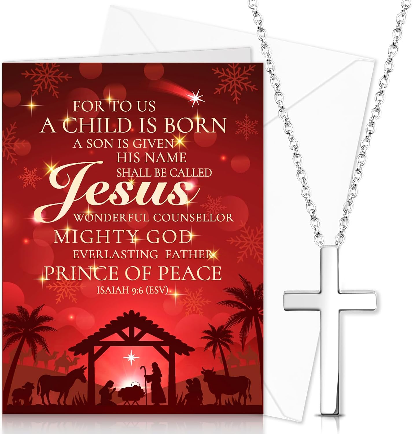 HOWAF Christian Christmas Cards, Jesus Christmas Cards Christian Cards ...