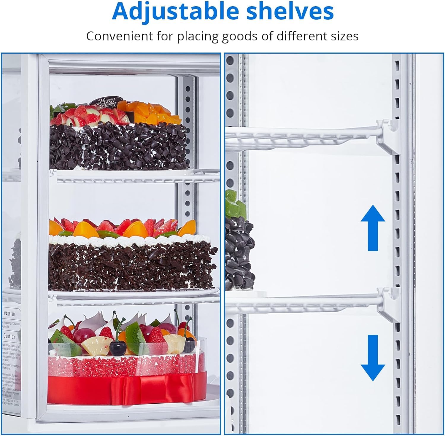 Snapklik.com : Litake Commercial Refrigerator Display Case, 2.1 Cu.FT ...