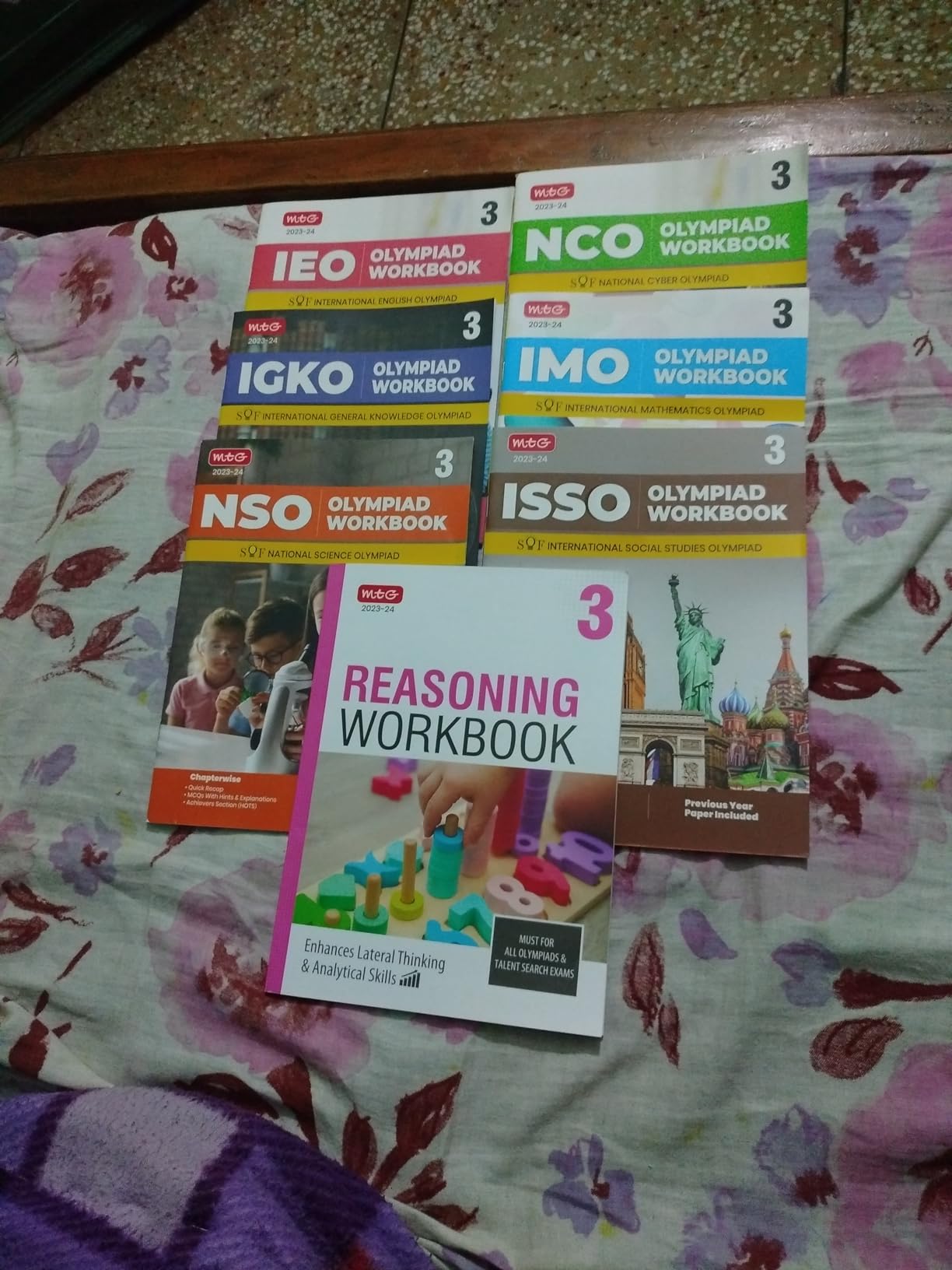 Buy MTG Olympiad Workbook and Reasoning Book Class 3 Combo for NSO-IMO-IEO-NCO-IGKO-ISSO (Set of ...
