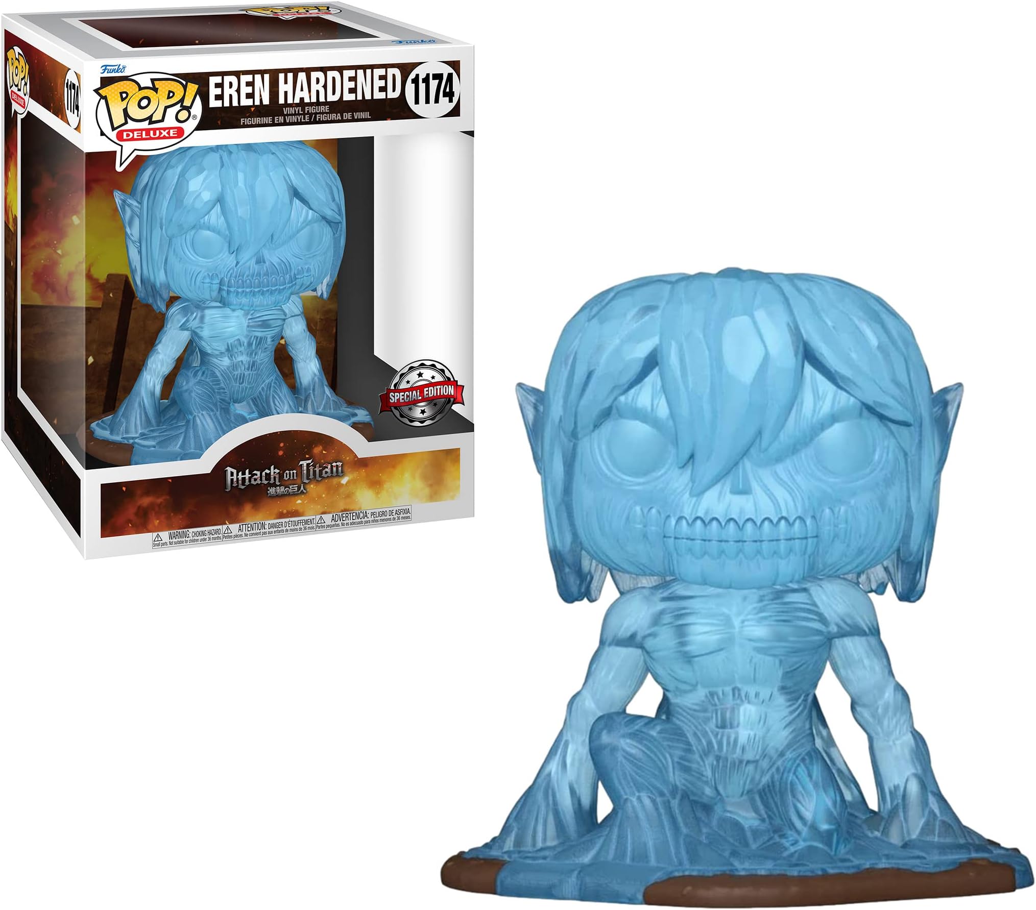 Funko Pop! Deluxe: Attack on Titan S3 - Eren Hardened (Special Edition ...
