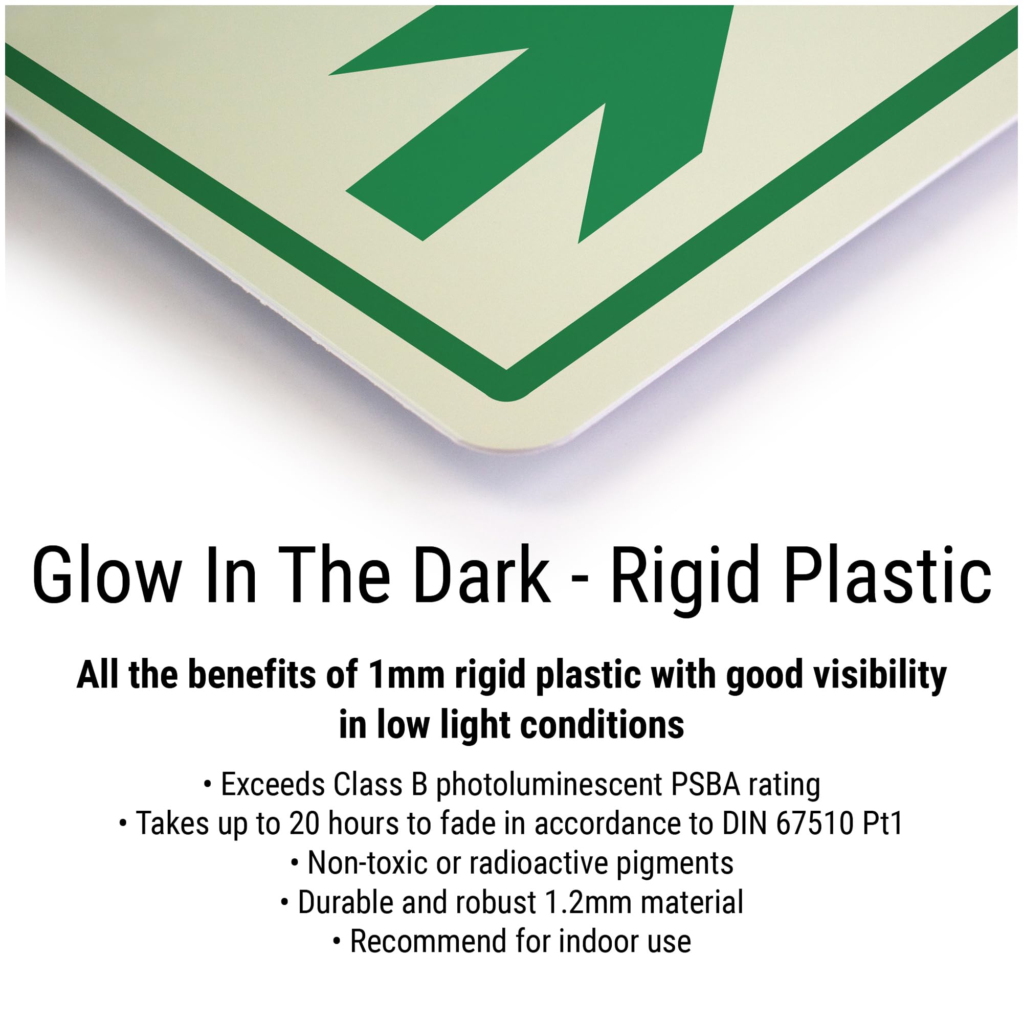 V Safety Danger Moving Machinery – Landscape 300 x 100 mm – Glow In The ...