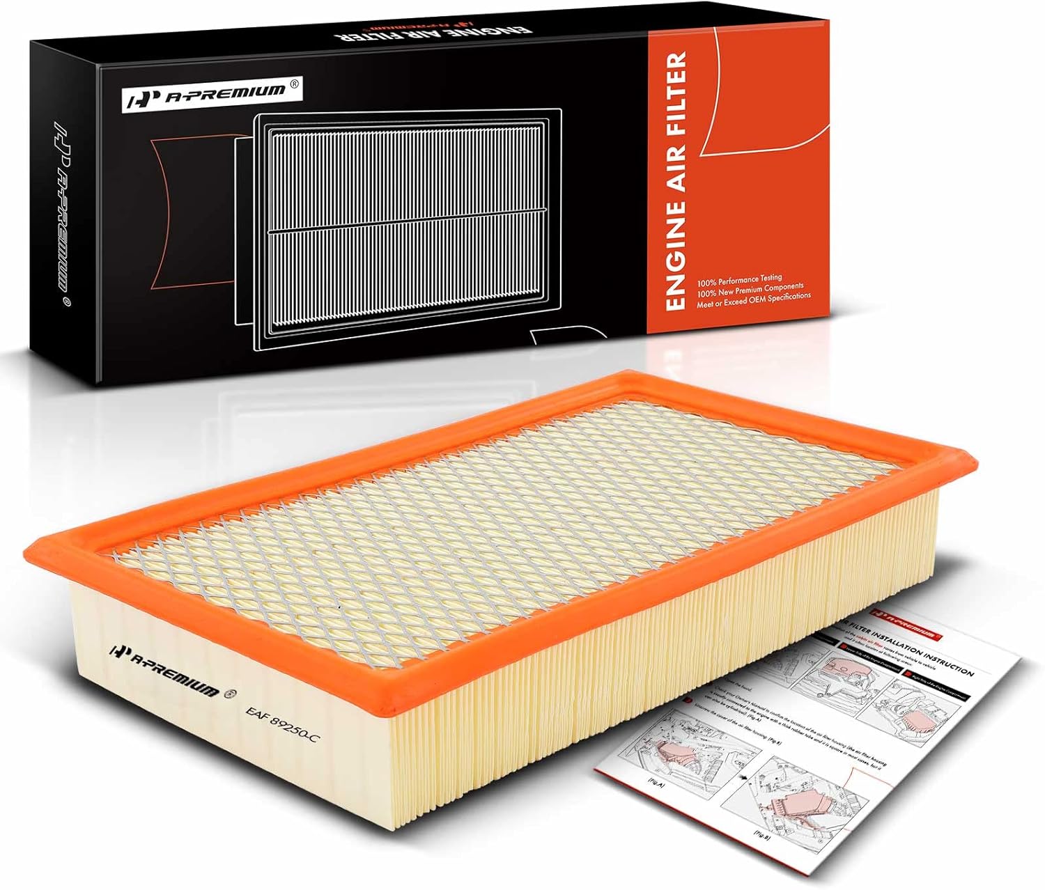 Amazon.com: A-Premium Engine Air Filter Compatible with Ford F-250 F ...