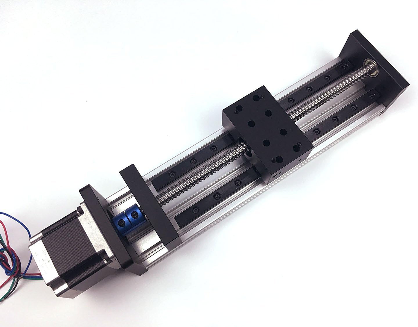 TEN-HIGH 100mm 3.94inch Travel Length, Ball screw linear guide slide ...