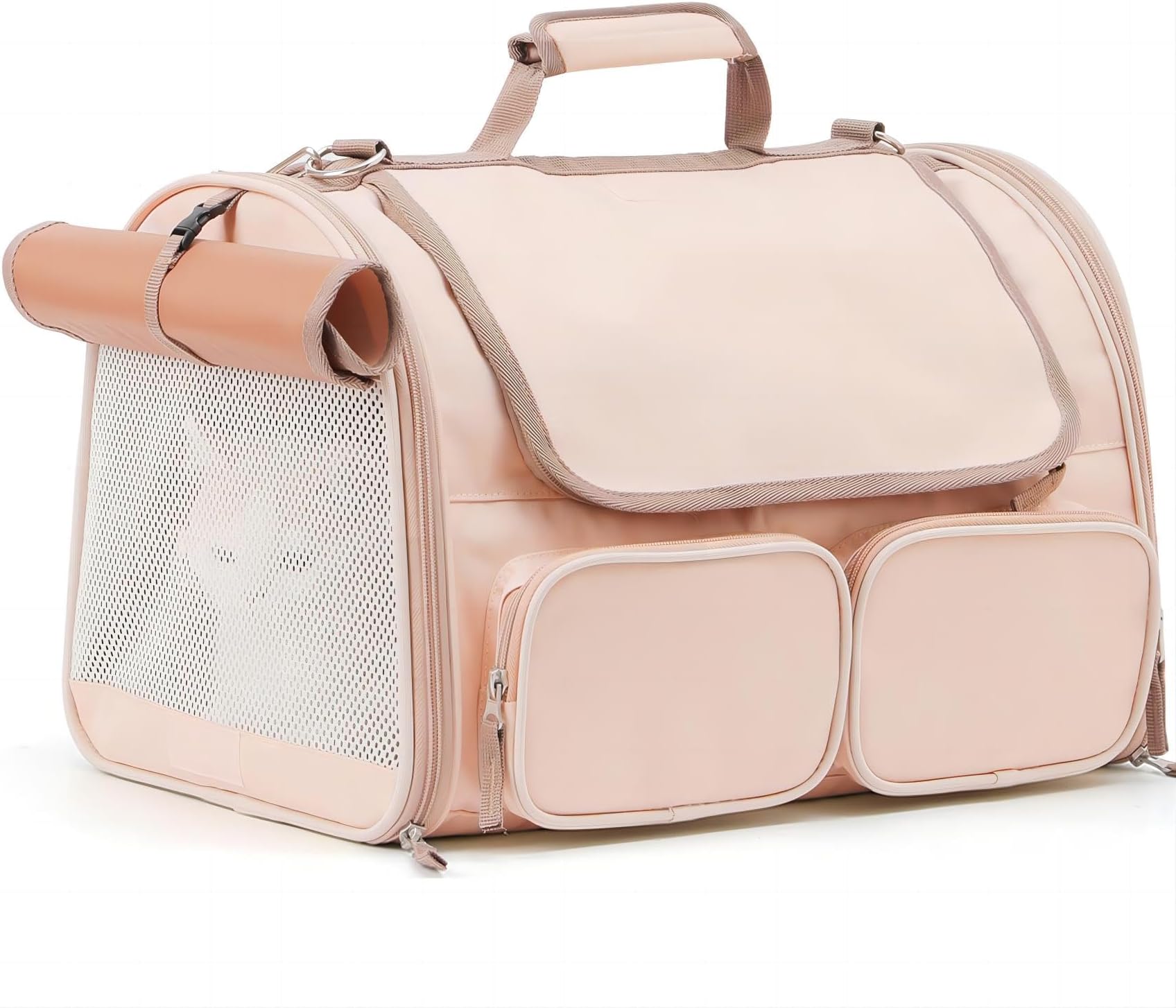 FUKUMARU Transportbox Katze, Faltbare Katzentransportbox, Transportbox ...