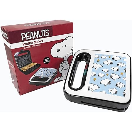 Amazon.com: Uncanny Brands Peanuts Waffle Maker - Make Snoop and ...