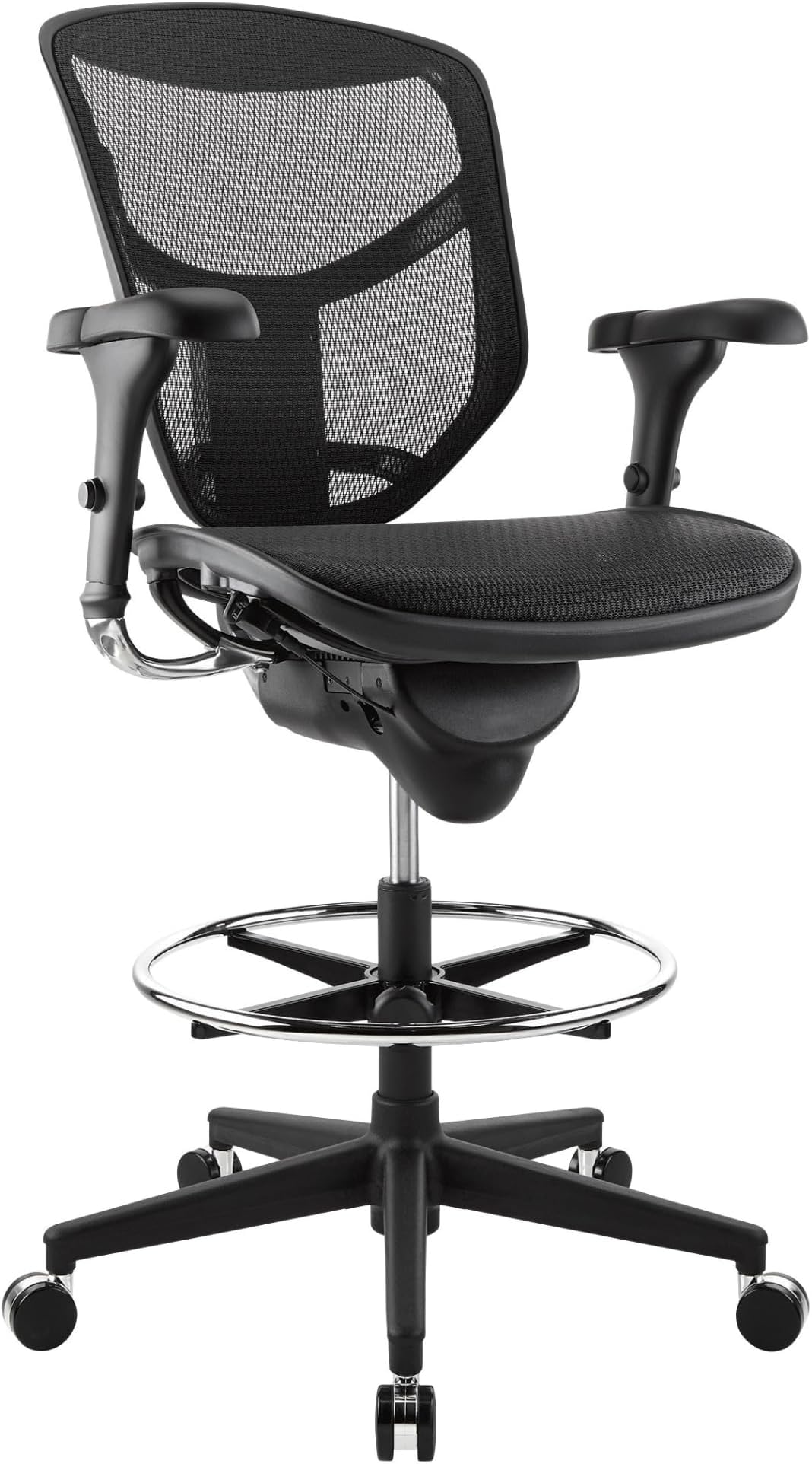 Workpro Quantum 9000 Series Ergonomic Mid Back Mesh Mesh Chair Black