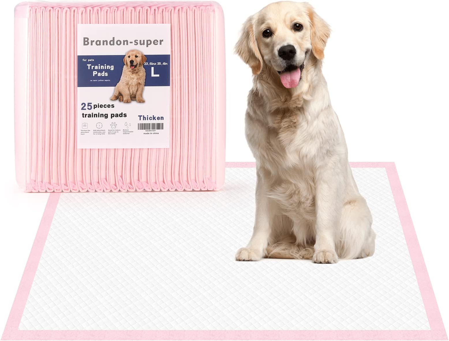 Amazon.com: YUNIQUE 22" x 22" Disposable Puppy Dog Training Pads,Super ...