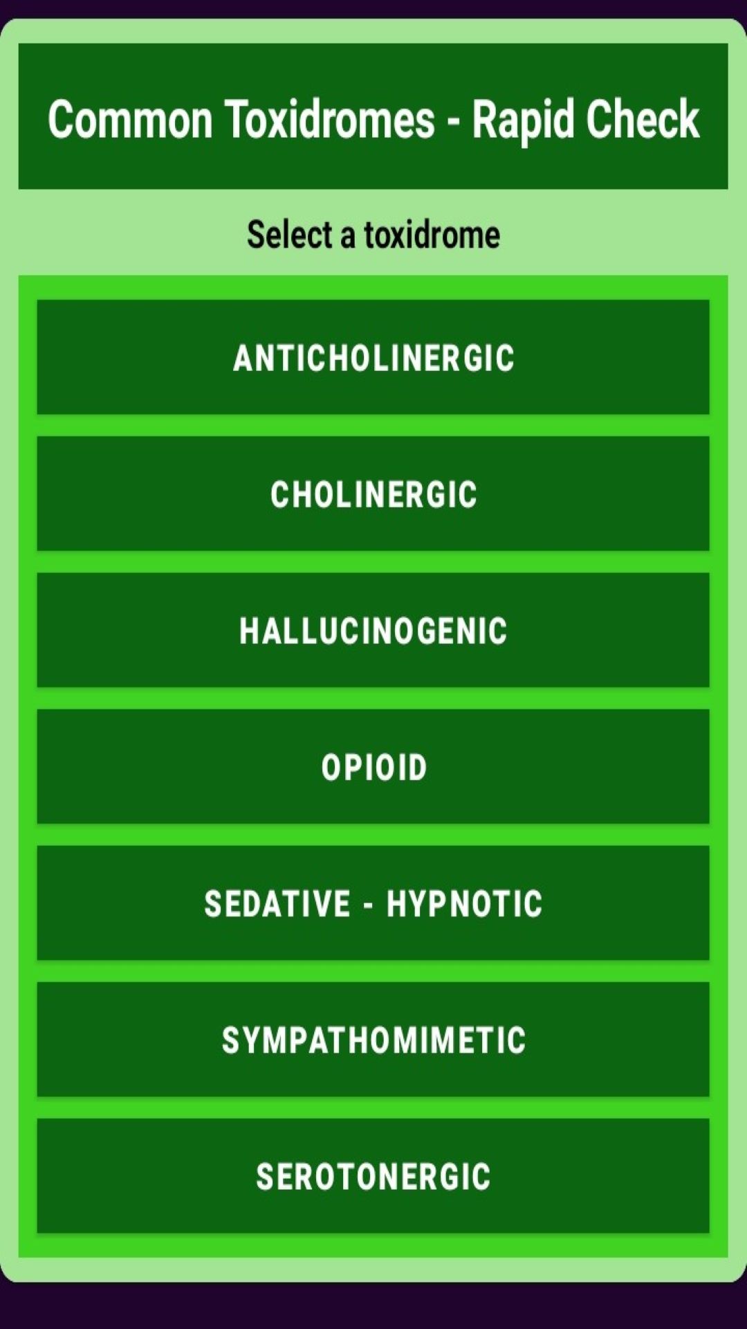 My Clinical Toxicology Edu Dx Aid A - App on Amazon Appstore