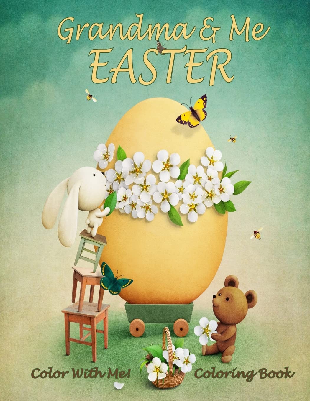 Amazon.com: Color With Me! Grandma & Me Easter Coloring Book ...