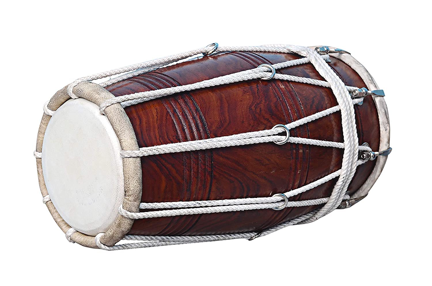 Sai Musical Special Dholak Drum Sheesham Wood, Padded case, Spanner ...