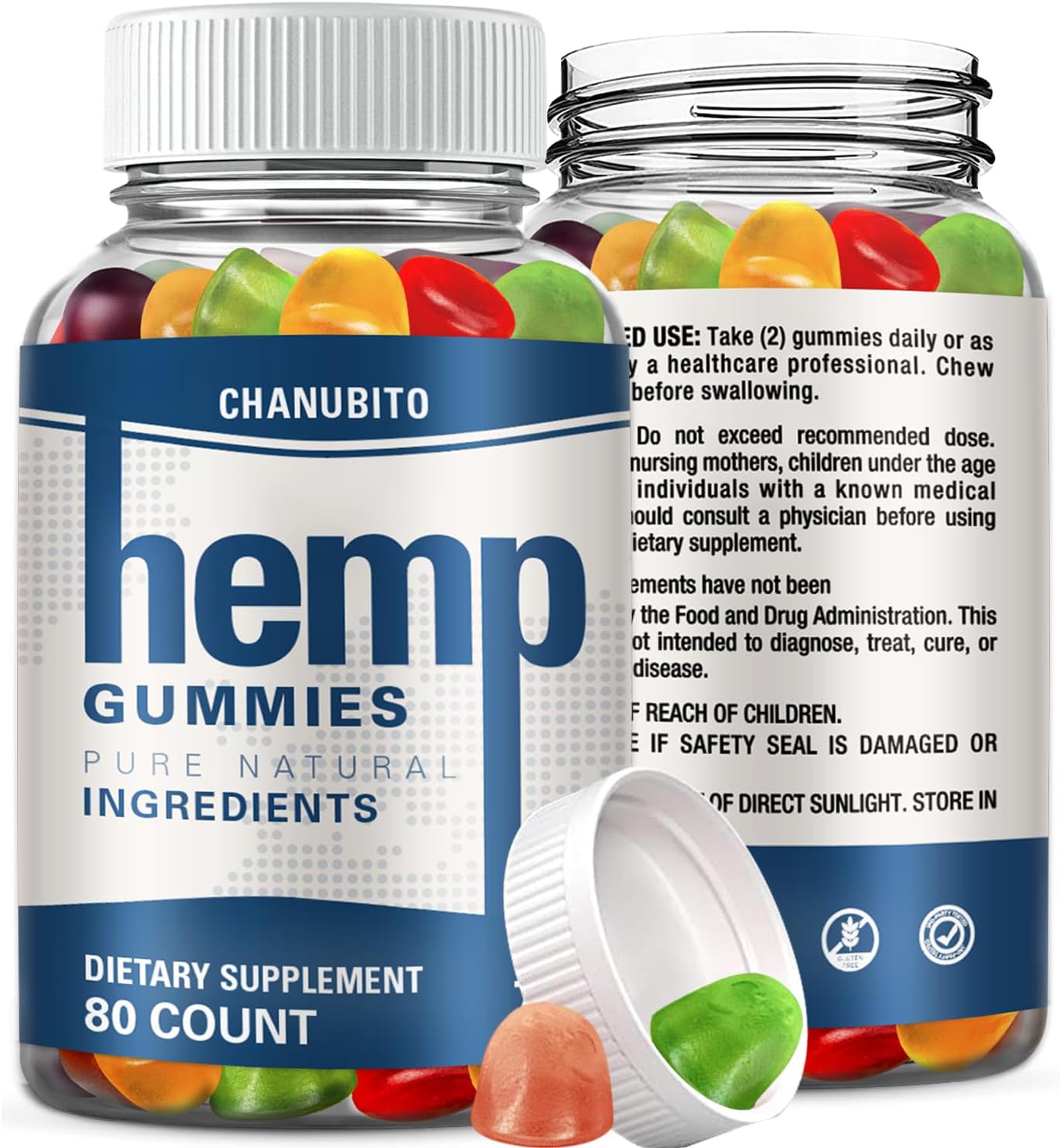 Amazon.com: Hemp Gummies - Advanced Hemp Gummies - Relaxing Gummy with ...