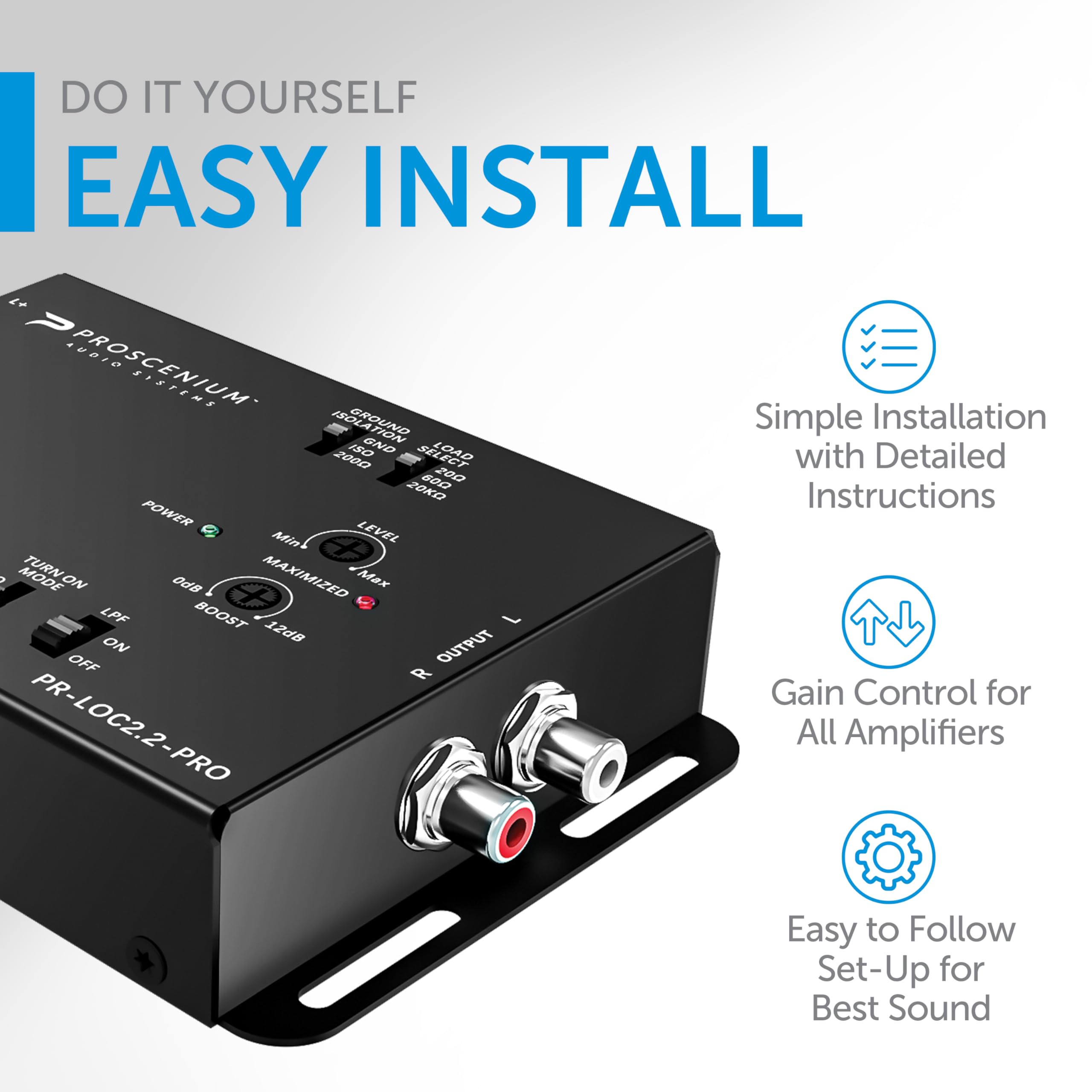 Aftermarket Amplifier With Line Out Converter Installation