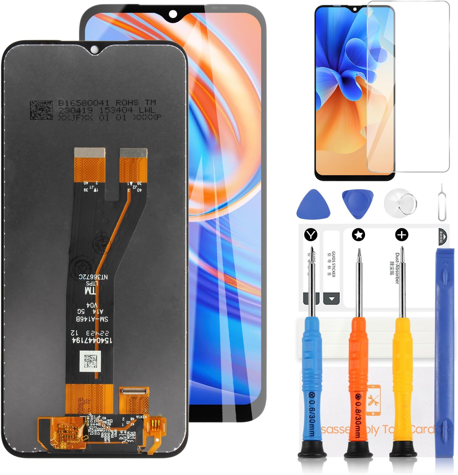 LADYSON LCD Screen for Samsung Galaxy A14 5G A146P A146B LCD Touch ...