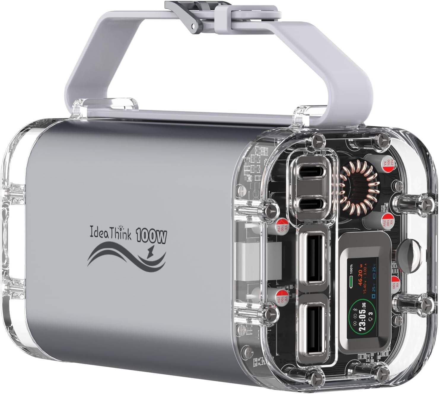 Amazon | Euker Power Bank 40000mAh モバイルバッテリー 大容量 小型 PD100W 急速充電 LEDライト ...