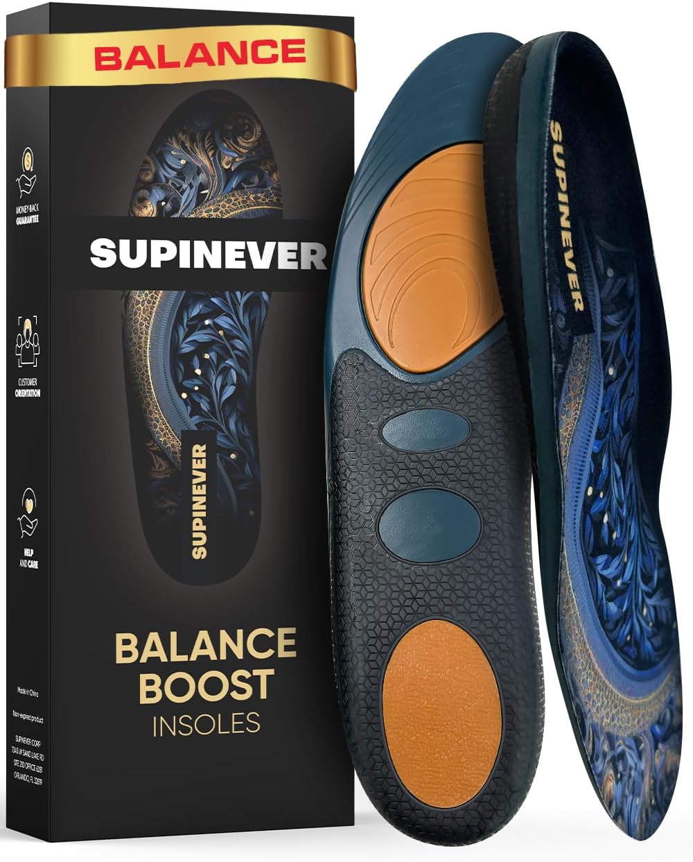 Amazon.com: Plantar Fasciitis Insoles - High Arch Support Inserts Men ...