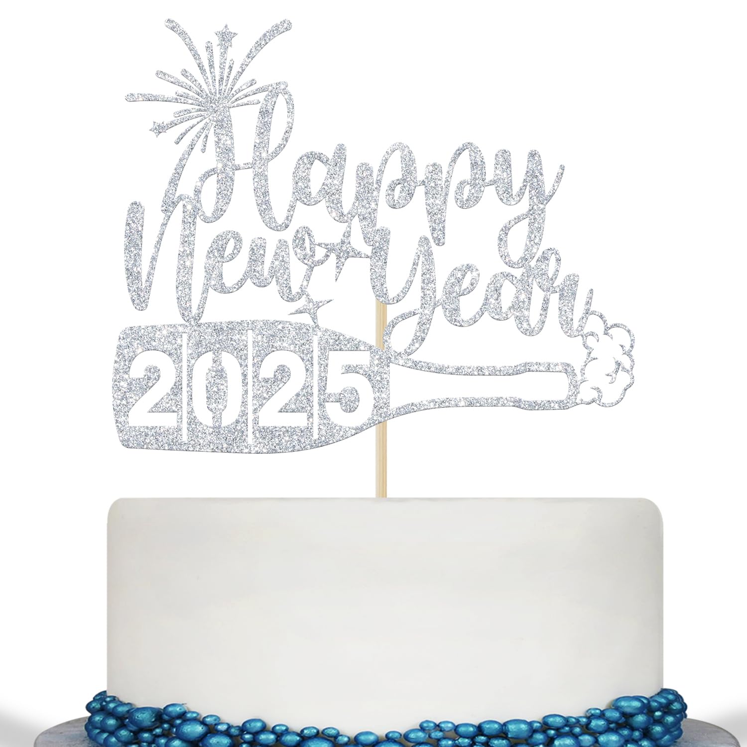 Snapklik.com : Happy New Year 2025 Cake Topper, Happy New Year ...
