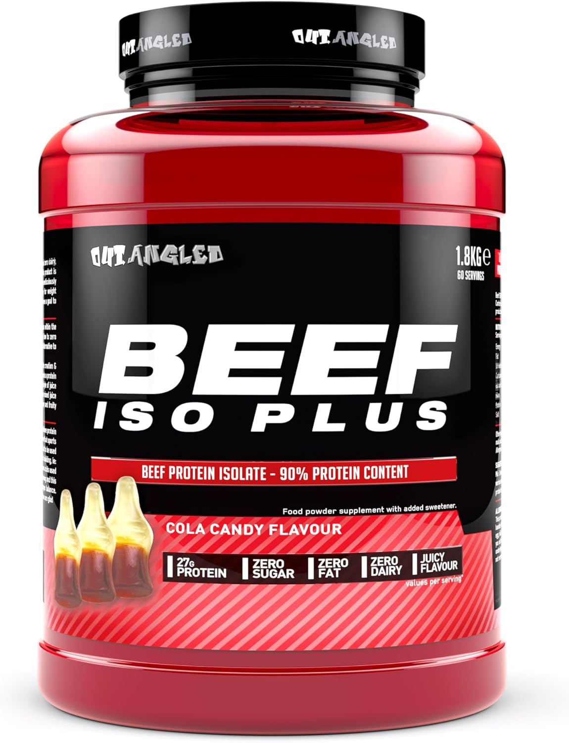 OUT ANGLED Beef Iso Plus, Beef Protein Isolate Powder, High Protein ...