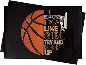 Amazon.com: Farmhouse Placemats Set of 2 - Heatproof Washable Tablemats ...