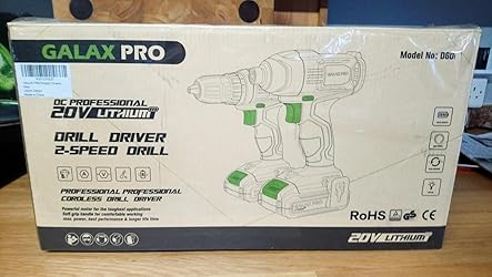 GALAX PRO 20V 2-speeds Drill Driver and Impact Driver Combo Kit ...