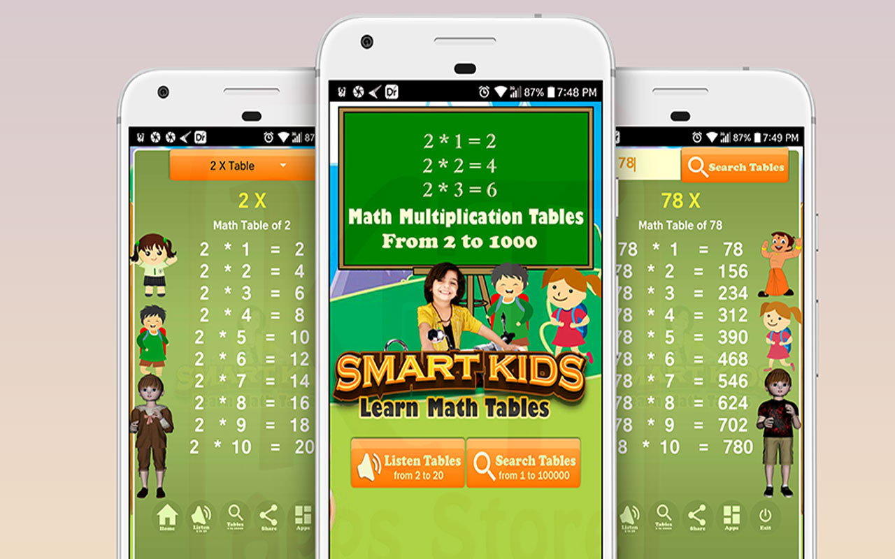 Math Multiplication Tables Audio:Amazon.de:Appstore for Android