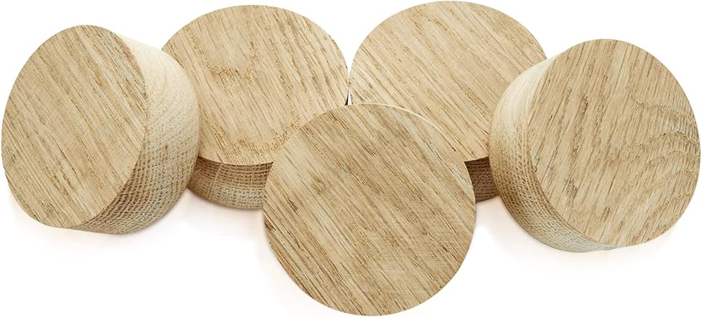 Amazon.com: 5 Pieces White Oak Wine Barrel Bung 2 Inch Wooden Bourbon ...